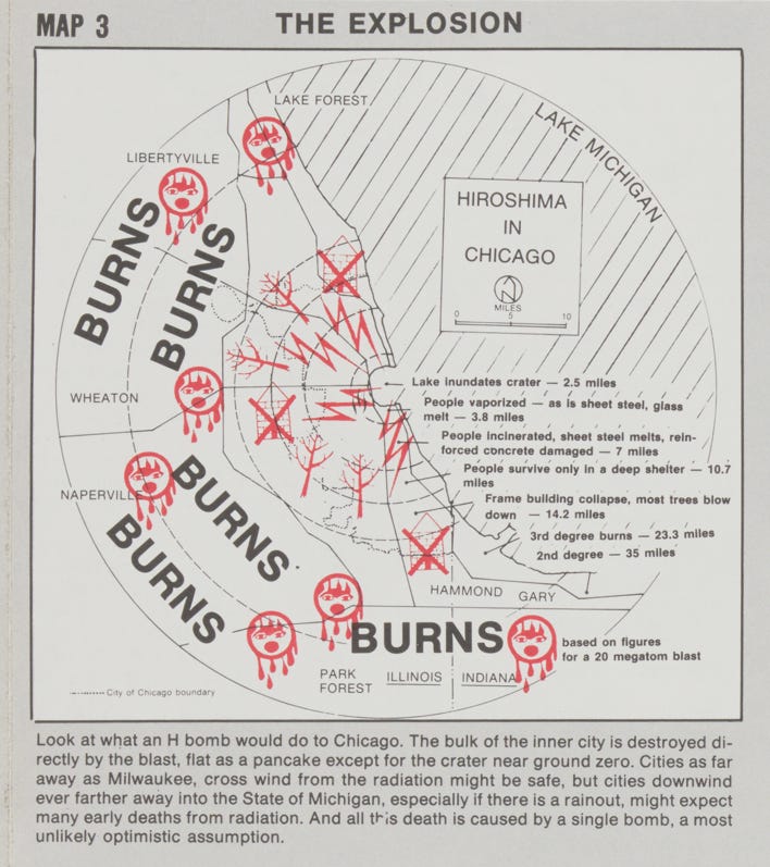 The Atlas for a Nuclear War - by Miguel García Álvarez