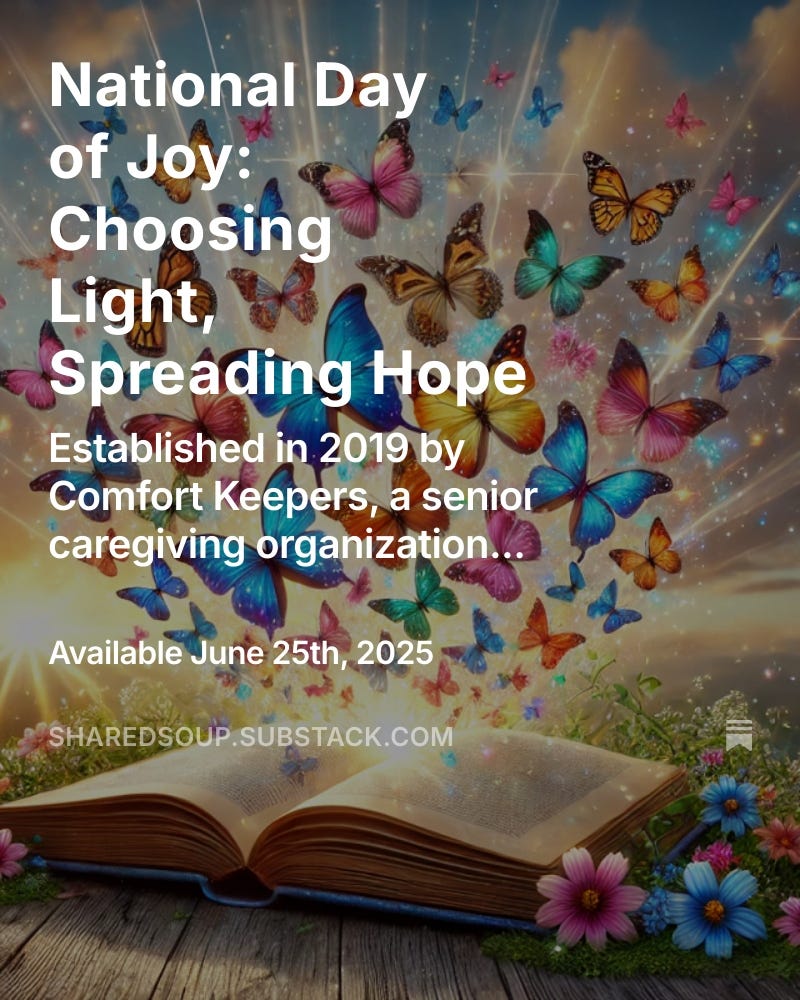 National Day of Joy: Choosing Light, Spreading Hope