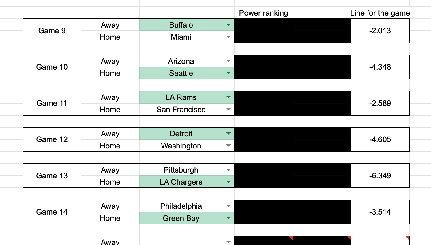 NFL power rankings week 10 w/plays - MG
