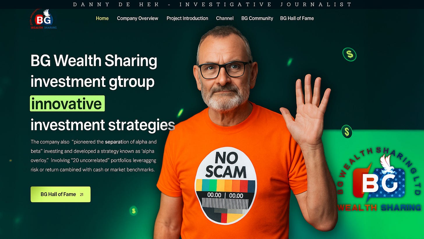 BG Wealth Sharing & DSJEX: A Deep-Dive Exposé Into a Manufactured Dream ...