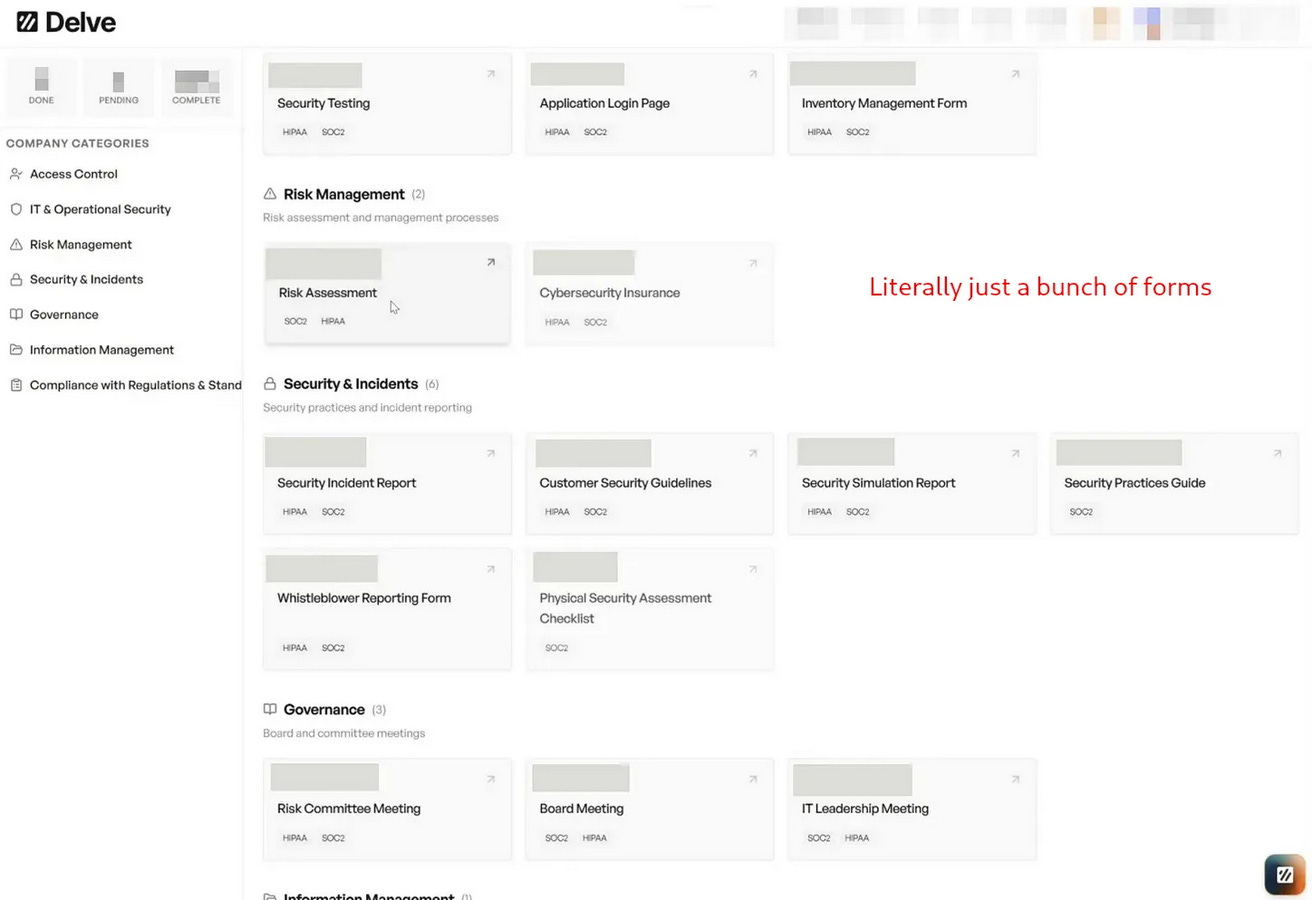 Delve - Fake Compliance as a Service - Part I