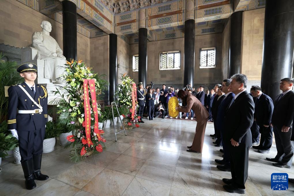 Full text: Cheng Li-wun's speech at the Sun Yat-sen Mausoleum in Nanjing