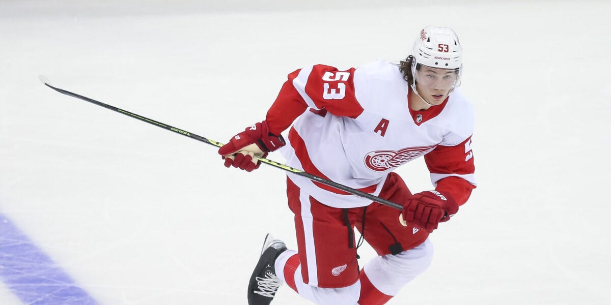 Red Wings' Quinn Hughes Mock Trades & Team in the Mix for Hughes