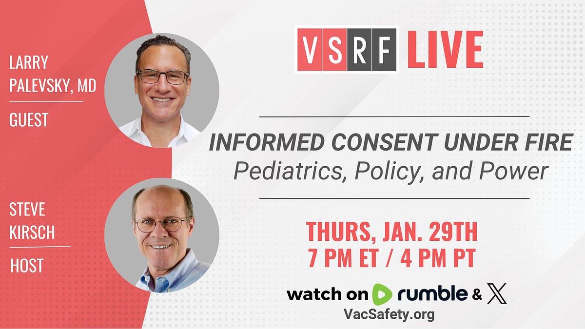 VSRF LIVE TONIGHT: Episode 212: Dr. Larry Palevsky, MD.
