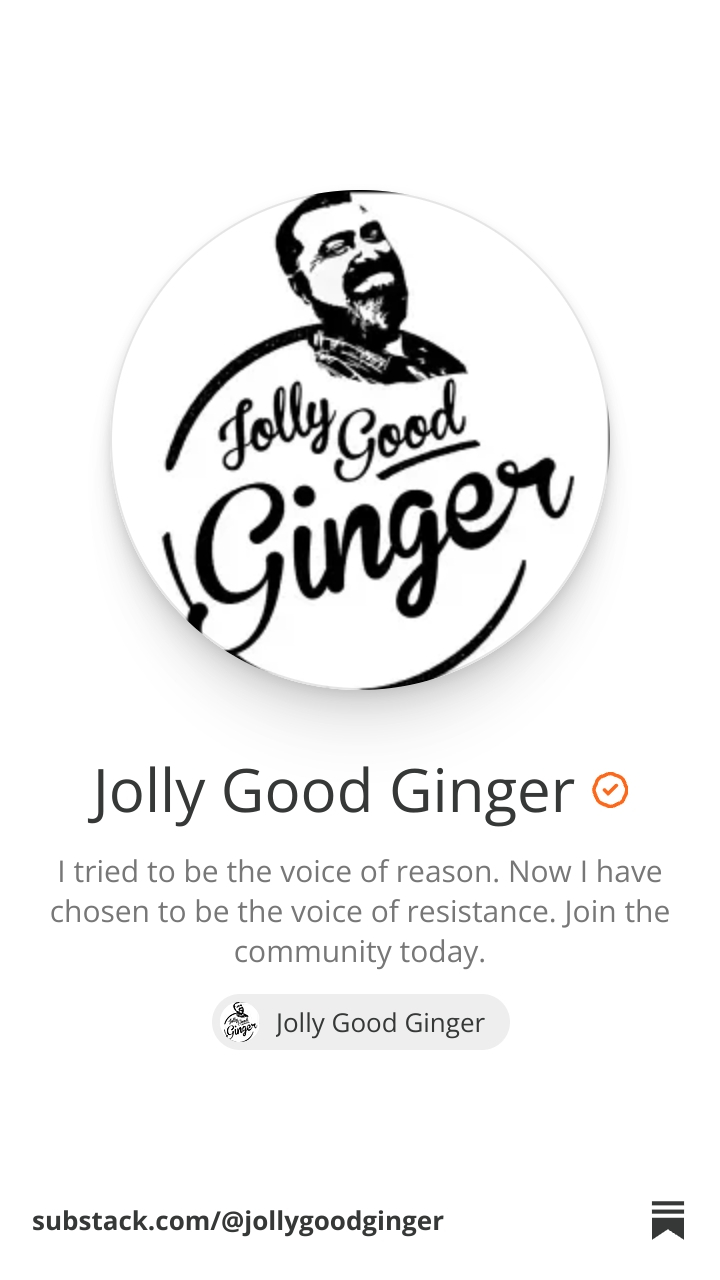 Jolly Good Ginger | Substack