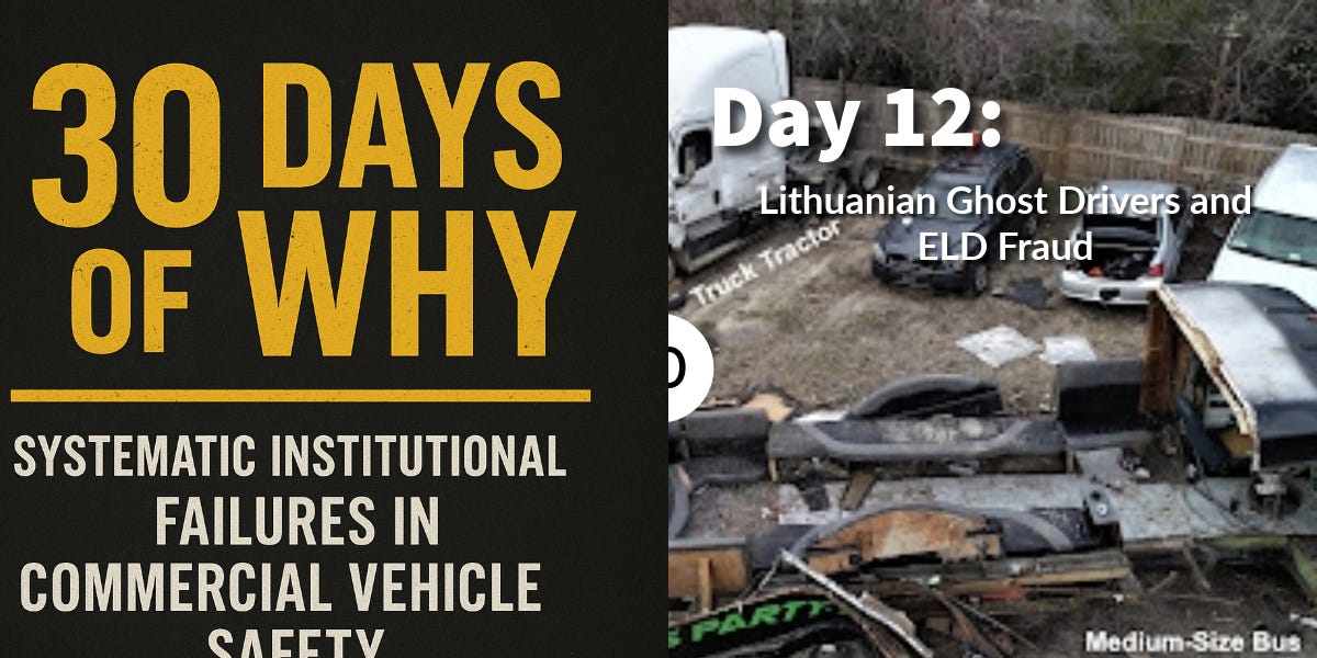 Ghost Drivers from Lithuania. Inside the ELD Fraud Machine