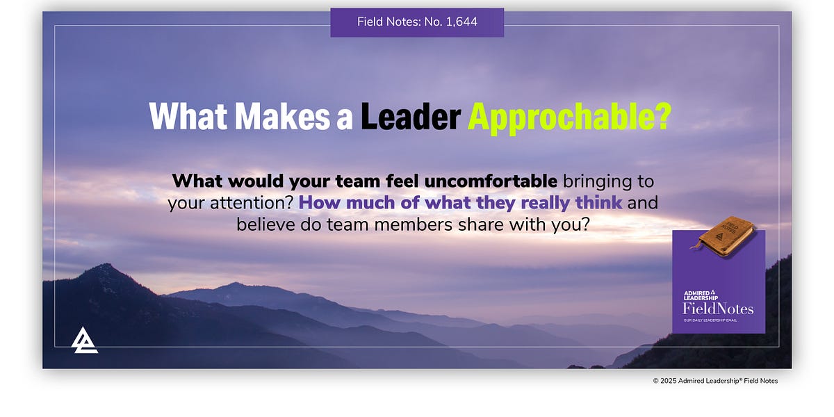 What Makes a Leader Approachable?