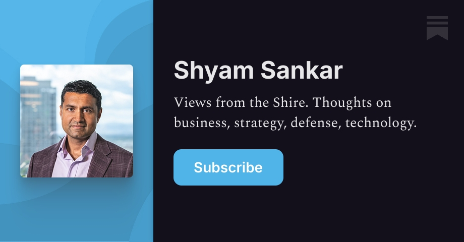 About - Shyam Sankar