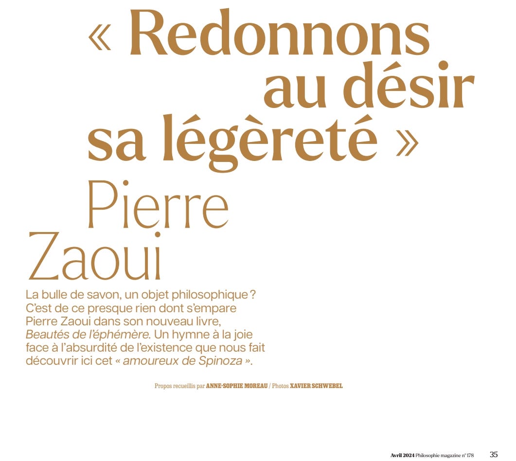 Fauves de Mélissa Da Costa, Beautés de l’éphémère de Pierre Zaoui