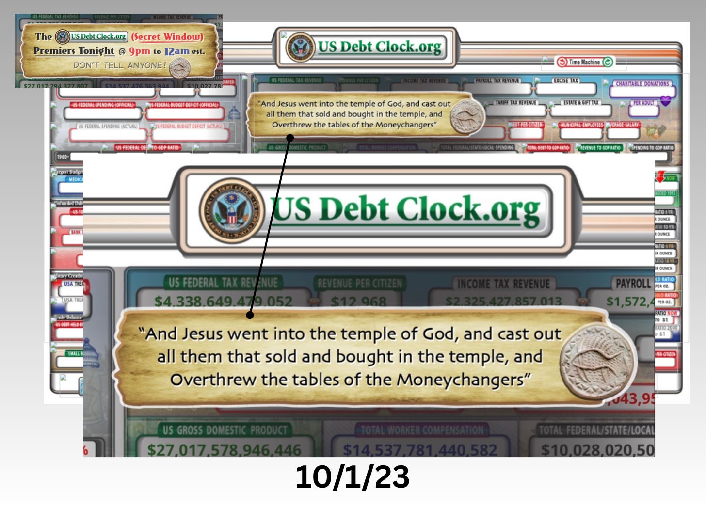 The US National Debt Clock: October 2025 (Second Half)