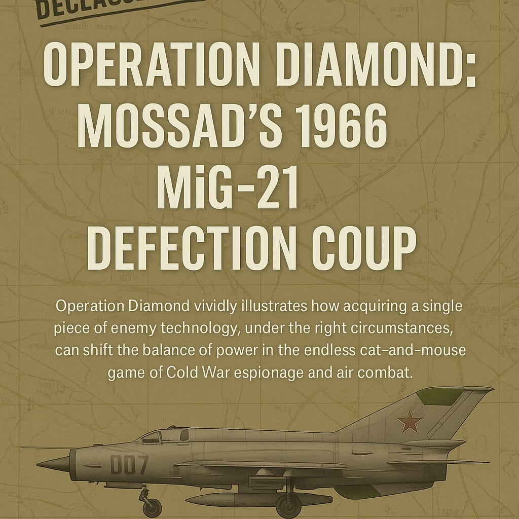 Operation Diamond: Mossad’s 1966 MiG-21 Defection Coup