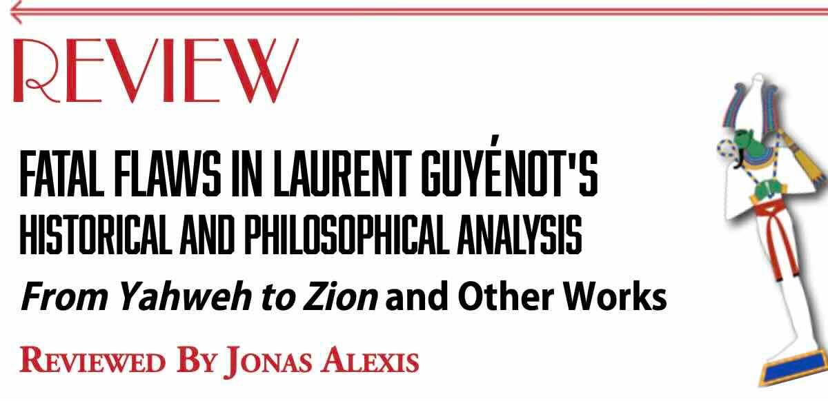 Jonas Alexis Reviews "From Yahweh to Zion"
