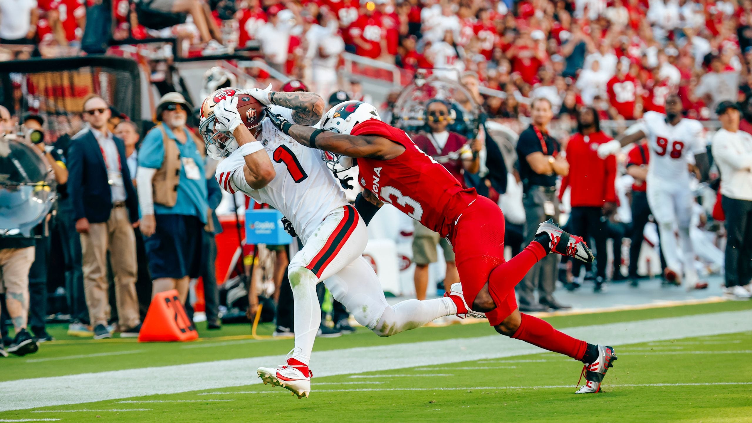 49ers film room: Ricky Pearsall's breakout campaign off to a fast start