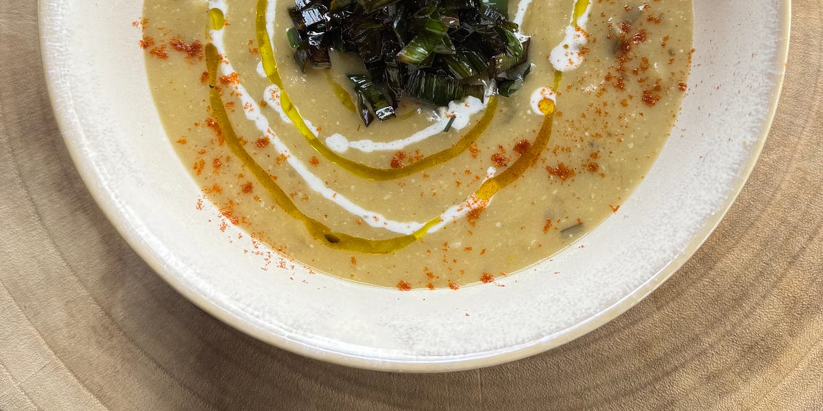 LEEK + POTATO SOUP - by Alfie Steiner - The Veg Table