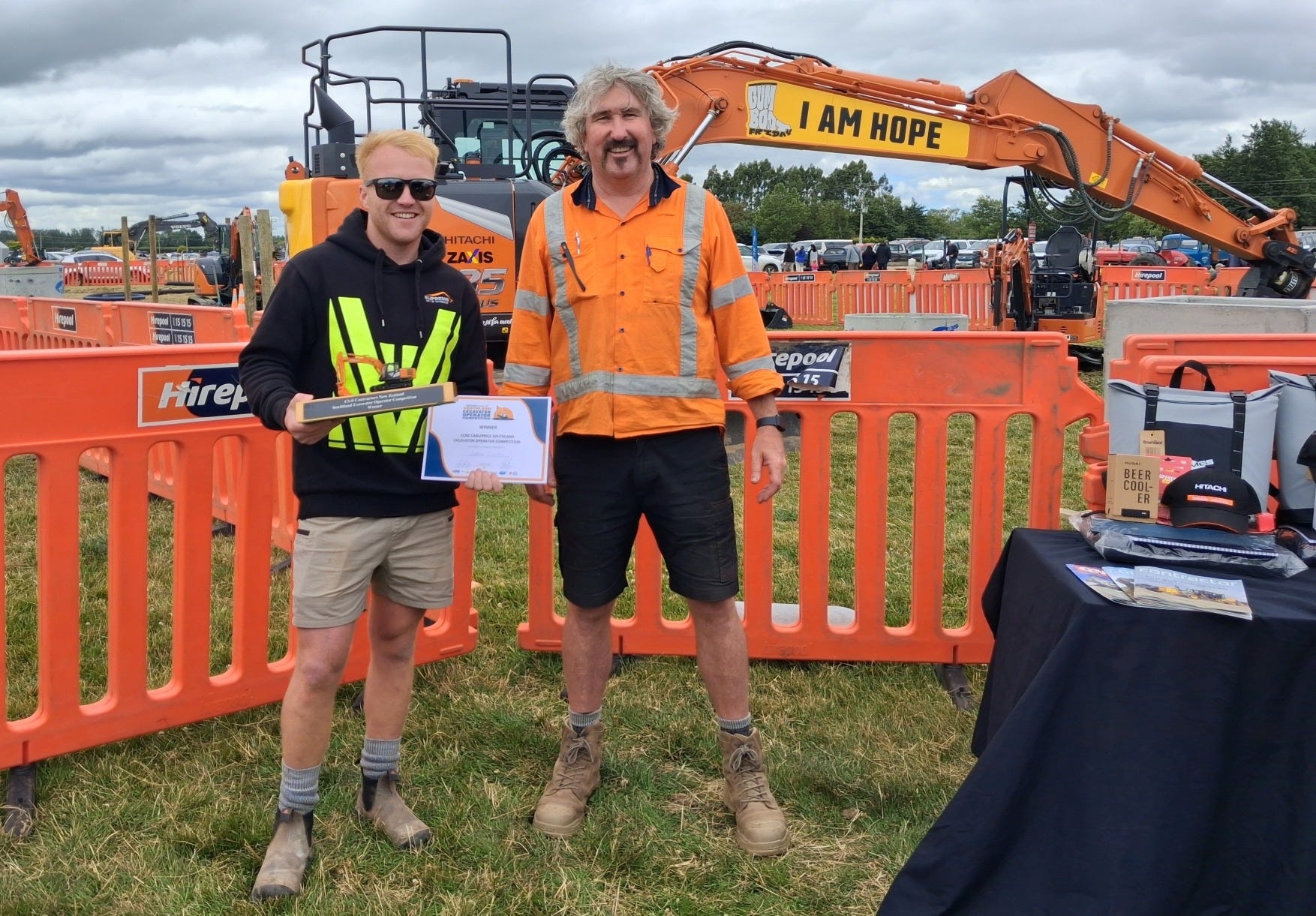 Jahna Crombie crowned Southland's excavator operator champion