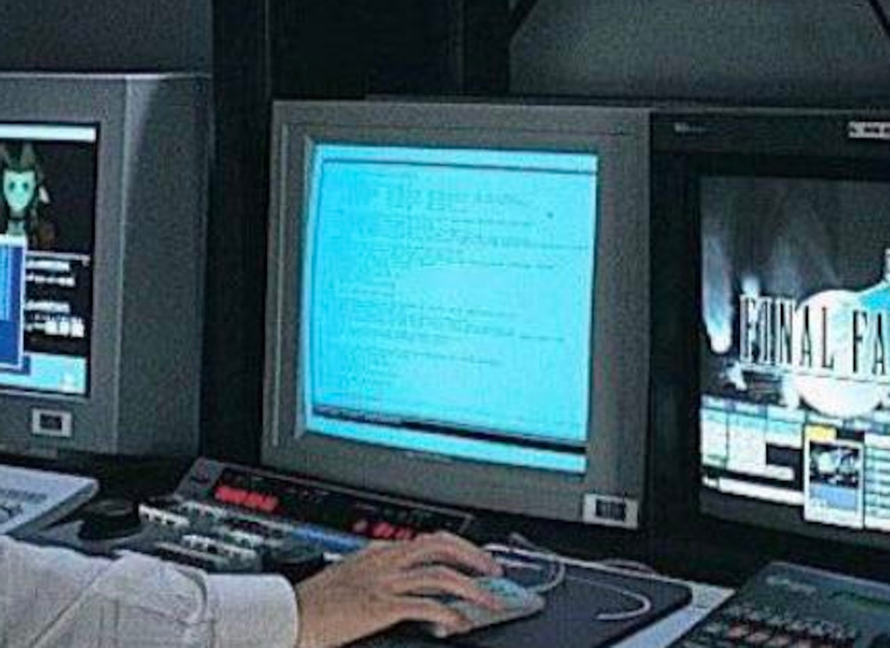 The computers used to do 3D animation for Final Fantasy VII... in 1996.