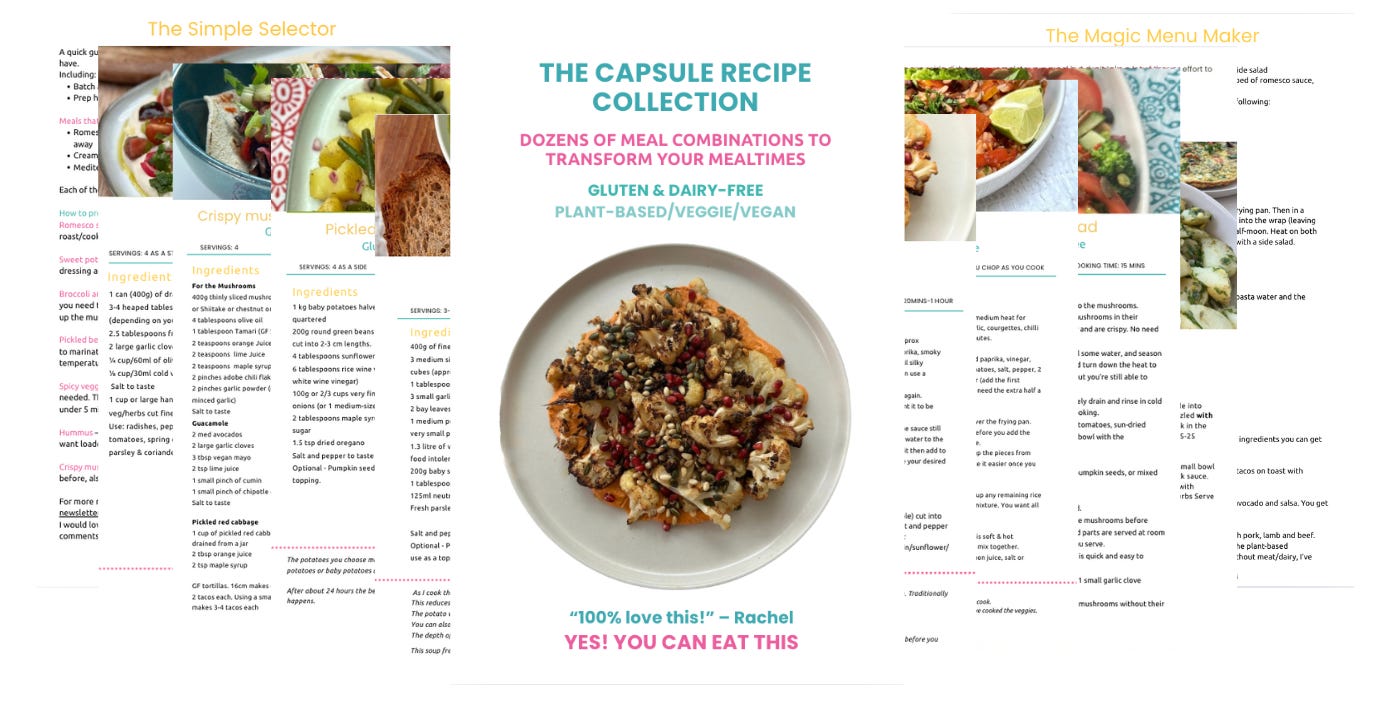 It’s here! My brand-new Capsule Recipe Collection