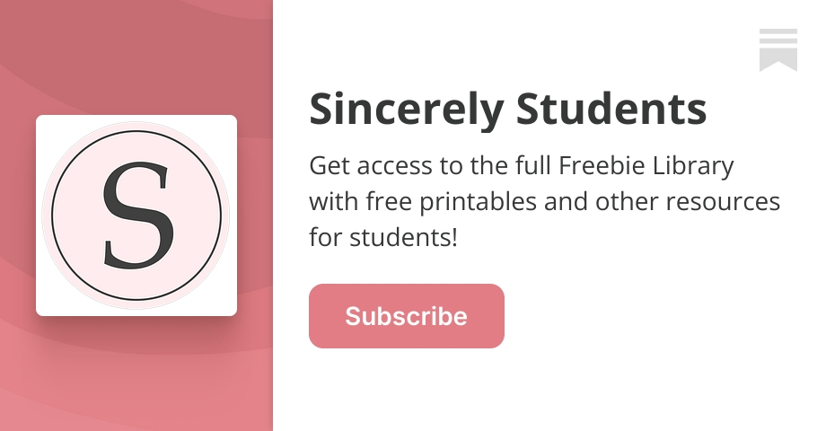 Sincerely Students | Substack