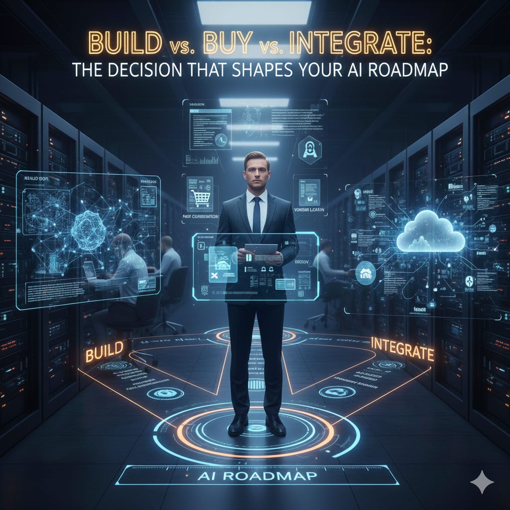 Build vs Buy vs Integrate: The Decision That Shapes Your AI Roadmap