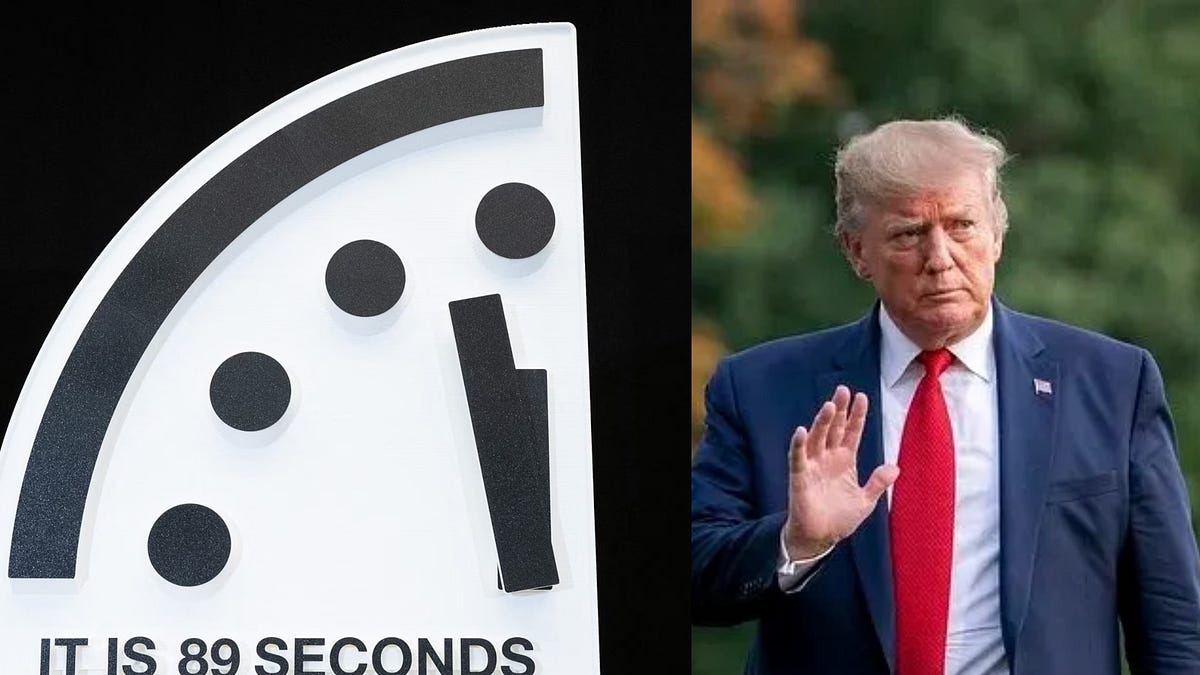 THE DOOOMSDAY CLOCK - by Douglas Arthur Johnson