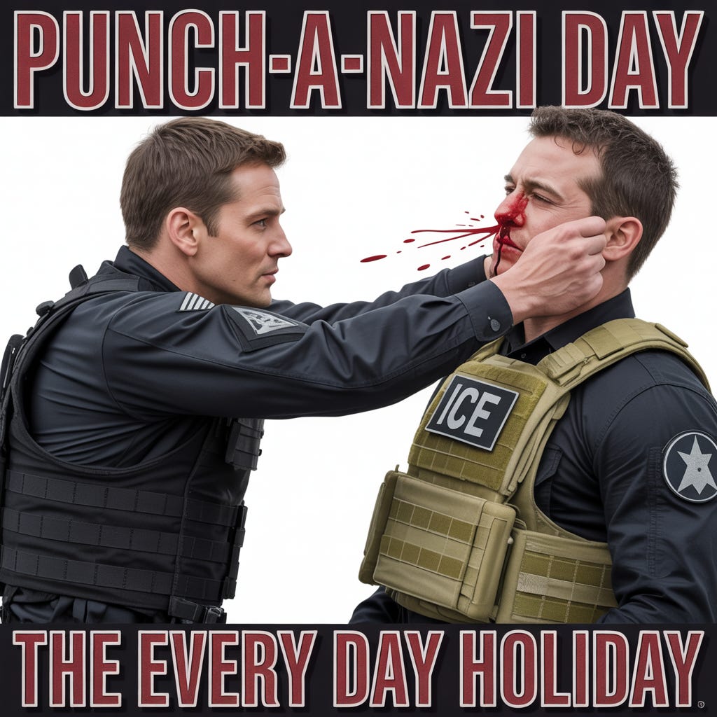 Take your pick - Punch A Nazi Day - Dingo Dave