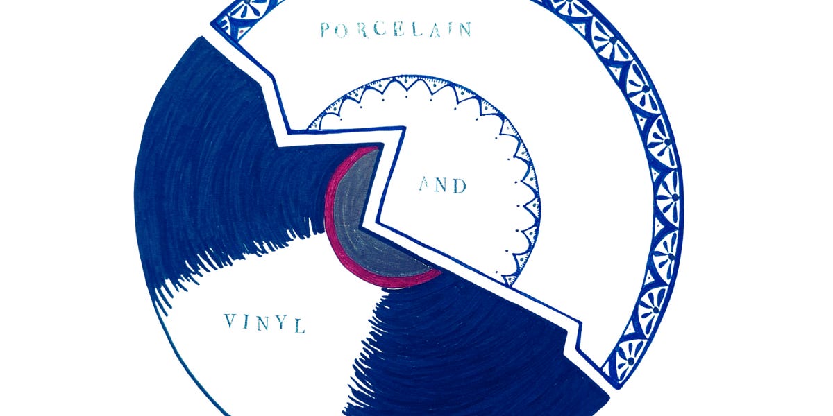 Porcelain & Vinyl - by Leah Mueller - Mindfork