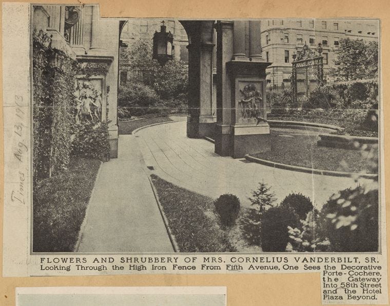 The history of the Vanderbilt Gates at the Central Park Conservatory Garden