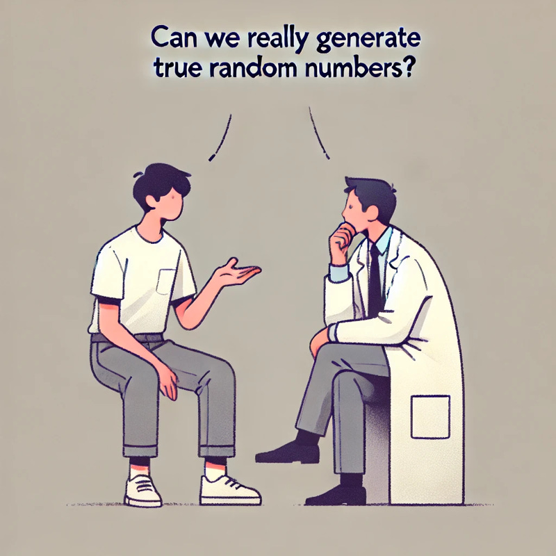 Can we really generate true random numbers? - by Mayur H