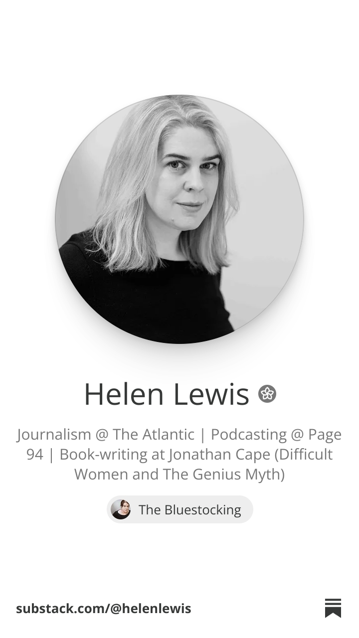 Helen Lewis | Substack