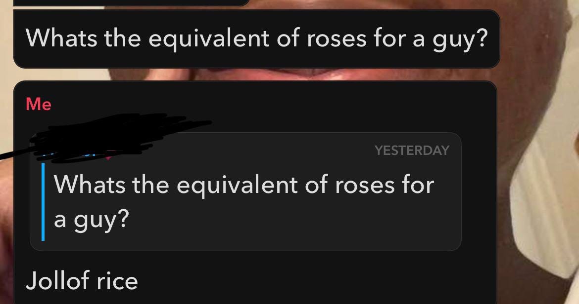 Comments - The Equivalent of Roses for a guy