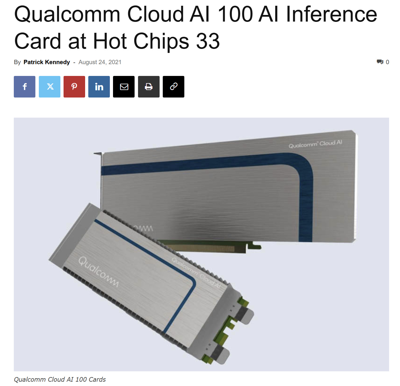 Qualcomm’s Cloud AI 100 PCIe: Now For All