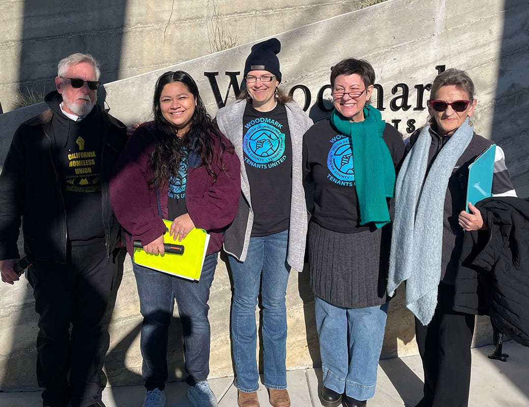 Woodmark tenants continue the fight to stay in their homes