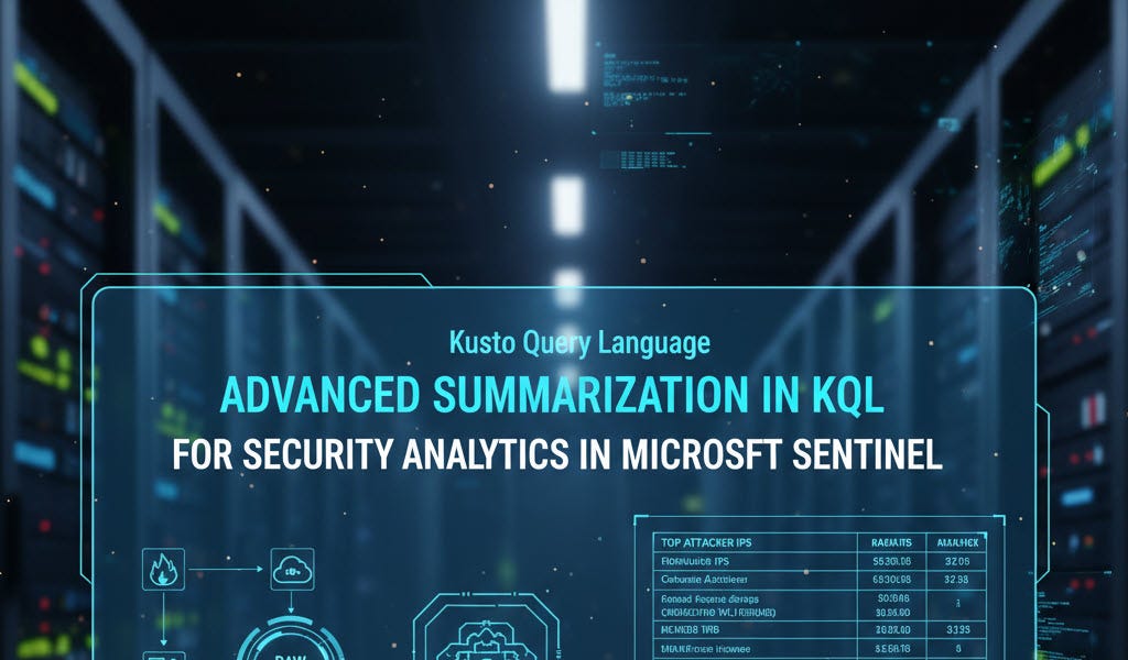 Advanced Summarization in Kusto Query Language (KQL) for Security Analytics in Microsoft Sentinel