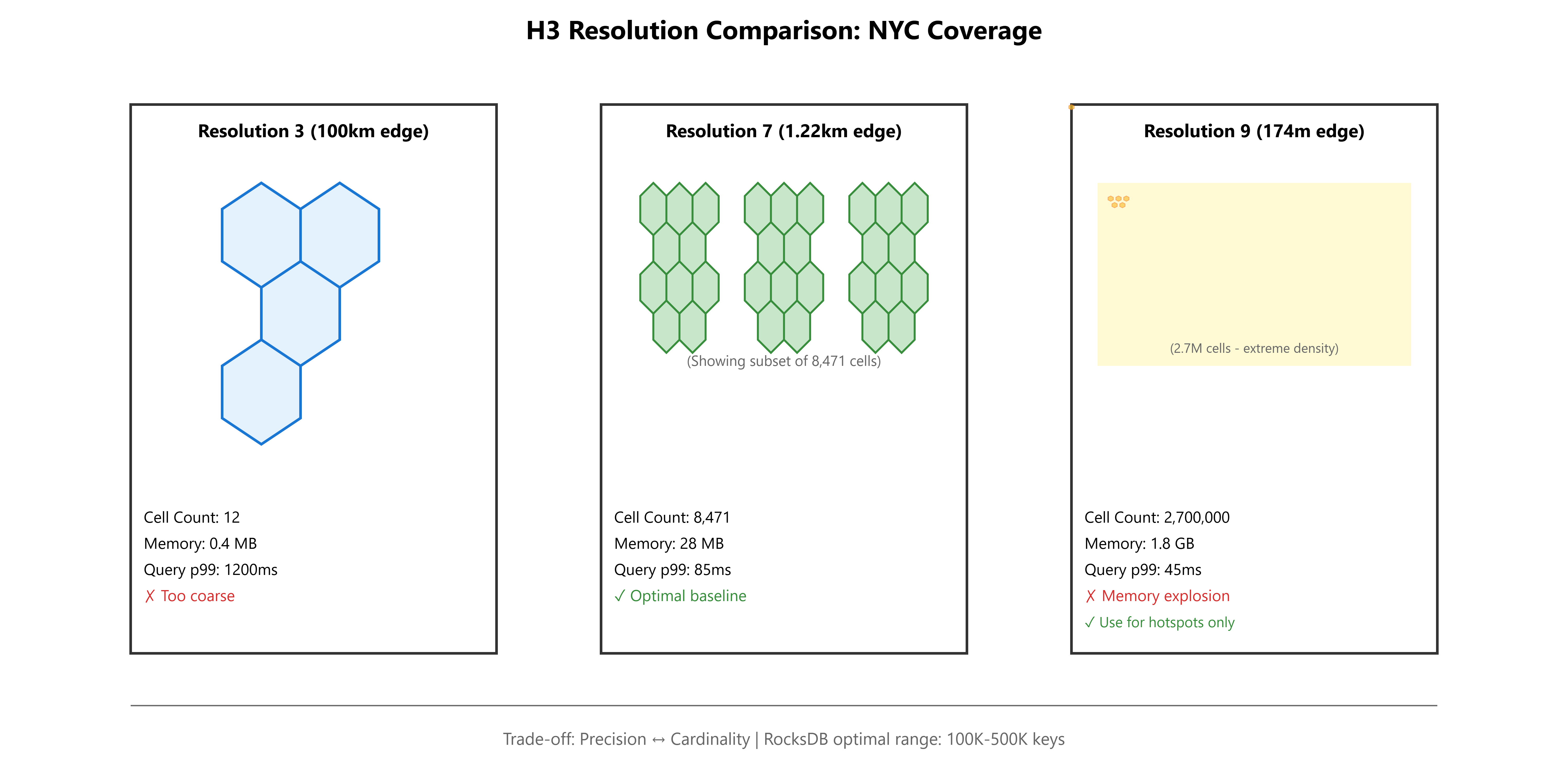 Lesson 7: H3 Resolution Strategy - The Cardinality vs. Precision Tradeoff