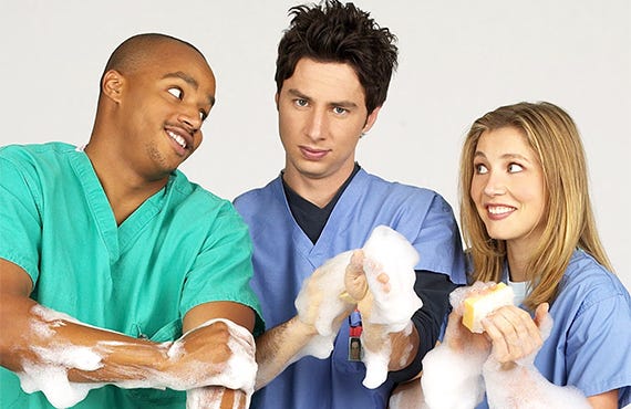 ABC orders Scrubs reboot, with Donald Faison and Sarah Chalke joining ...
