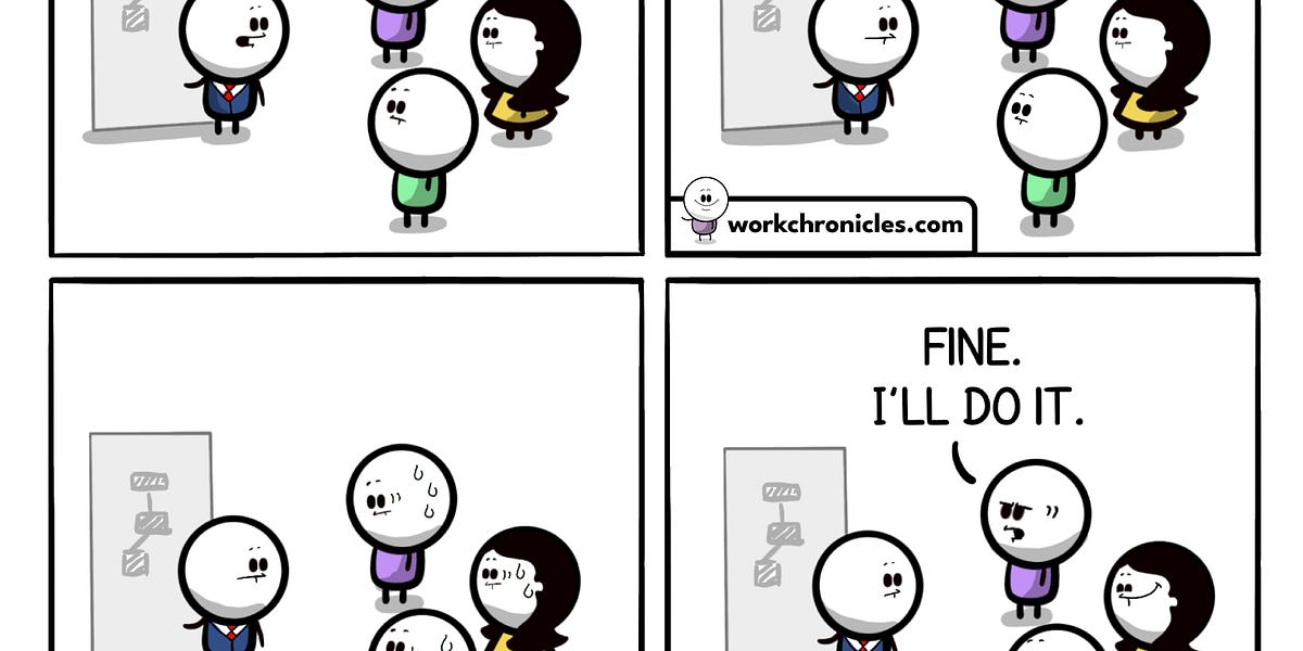 (comic) Volunteer Standoff - Work Chronicles