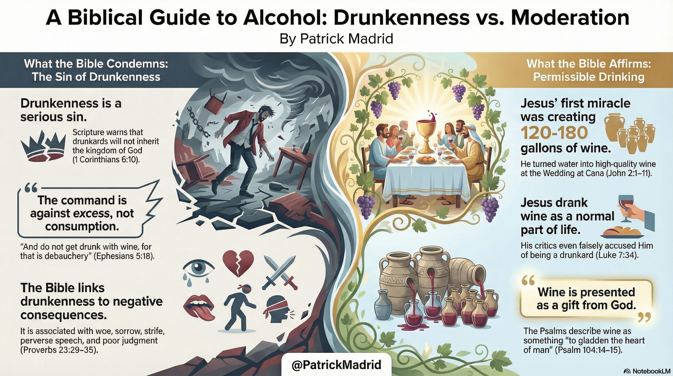 Is Drinking Alcohol a Sin? - Patrick Madrid