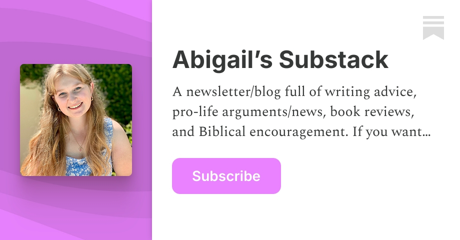 Abigail’s Substack | Abigail G. Thompson | Substack