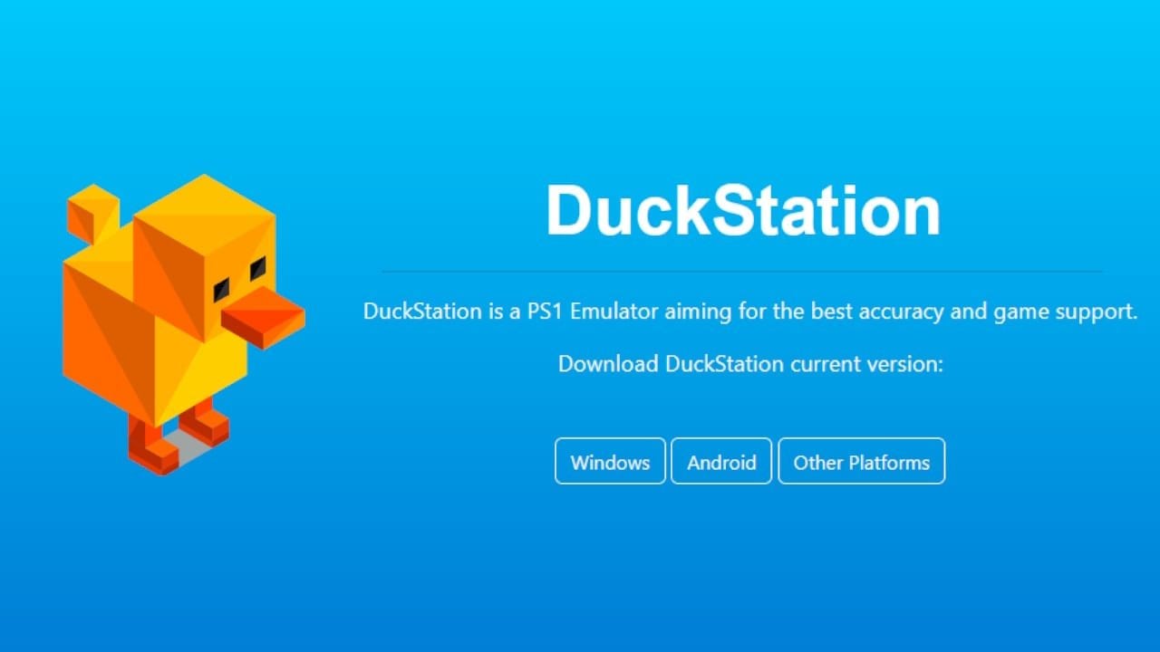 How to use and set up the Duckstation PlayStation emulator