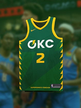 thunder sonics jersey
