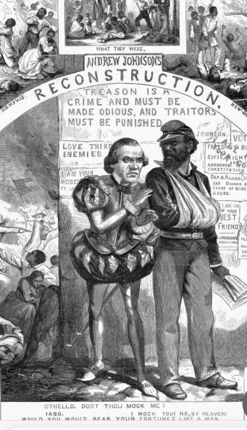 TRUMP’S RACIST ORIGIN IS IN THE BATTLE OVER “RECONSTRUCTION” IN THE ...