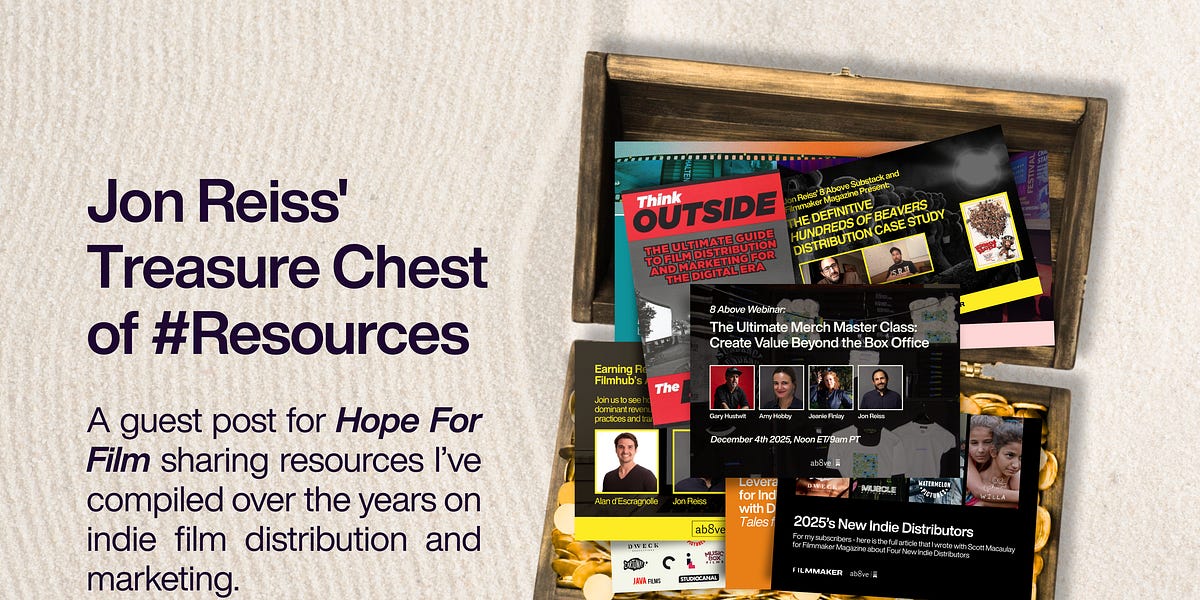 Jon Reiss' treasure chest of #Resources - by Ted Hope