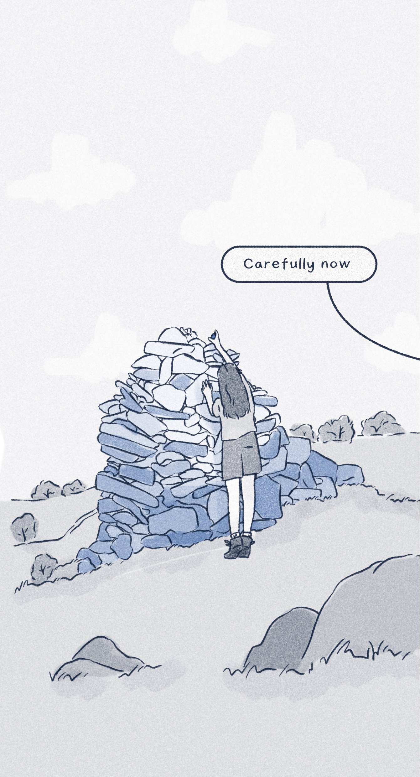 Illuminating letters: pebble hunting - by Natalie Harney