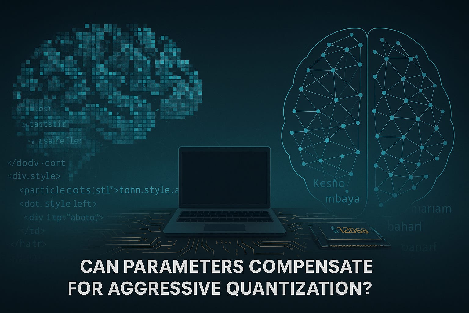 Can Parameters Compensate for Aggressive Quantization?