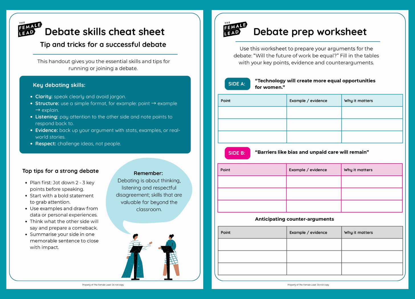 Getting heard at the real-life round table