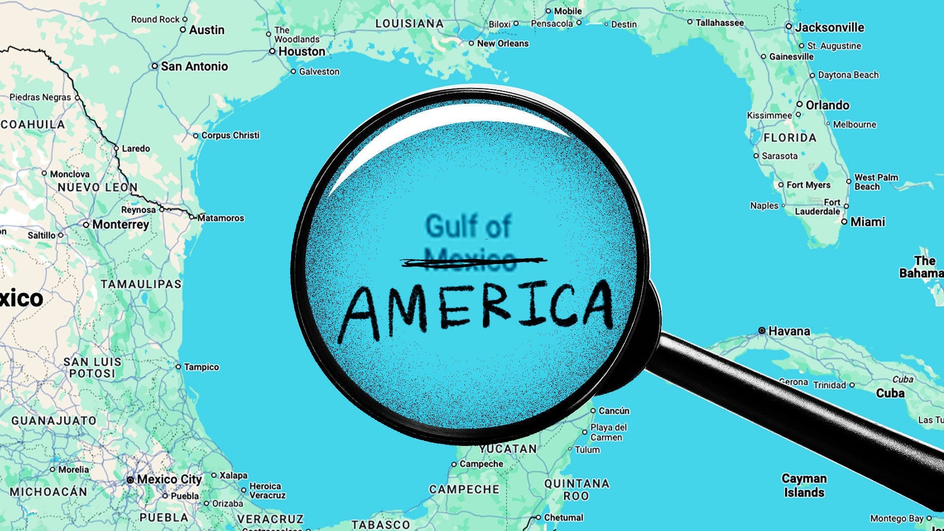 Trump, Google Maps and the names of places