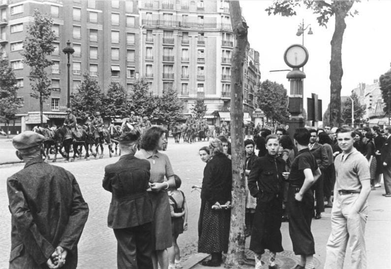 The Germans enter Paris - by Martin Cherrett