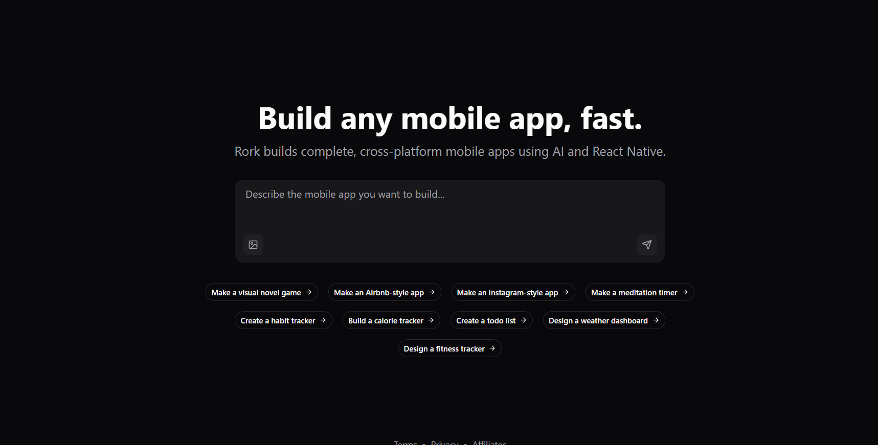 Rork - Build Mobile App with Prompt - by Akhil