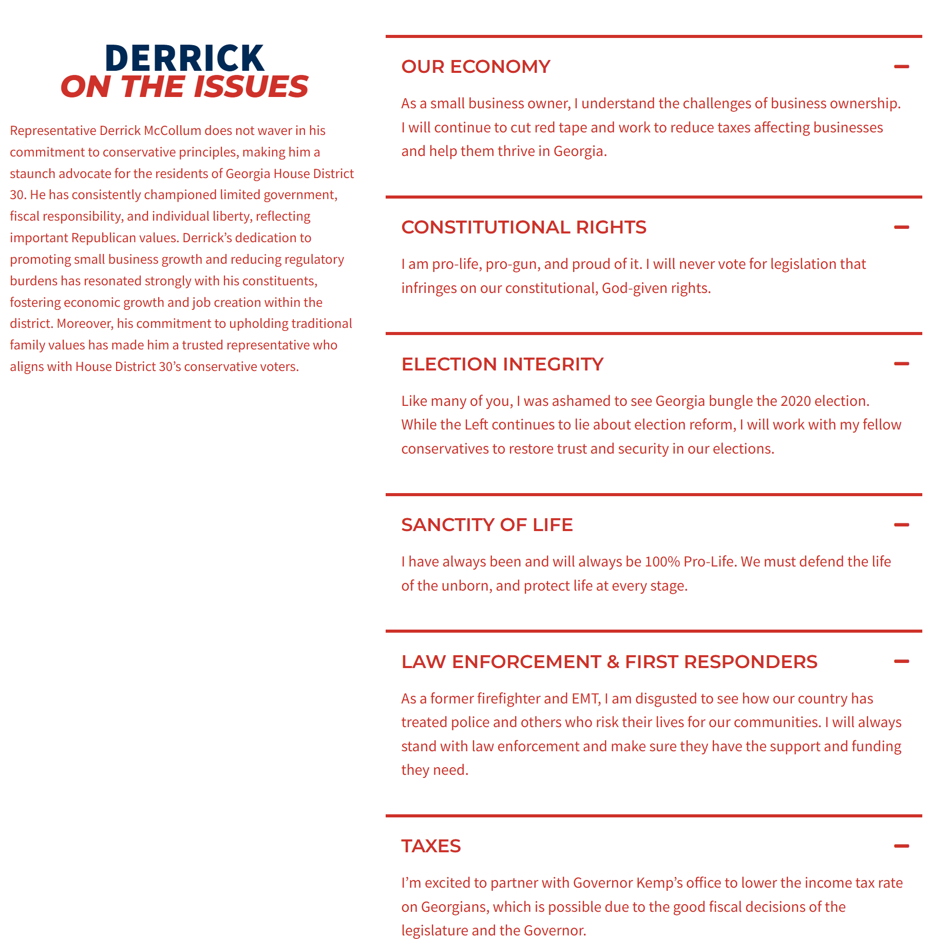 Gwinnett Edition: 2025 Legislative Scorecard - Rep. Derrick McCollum ...