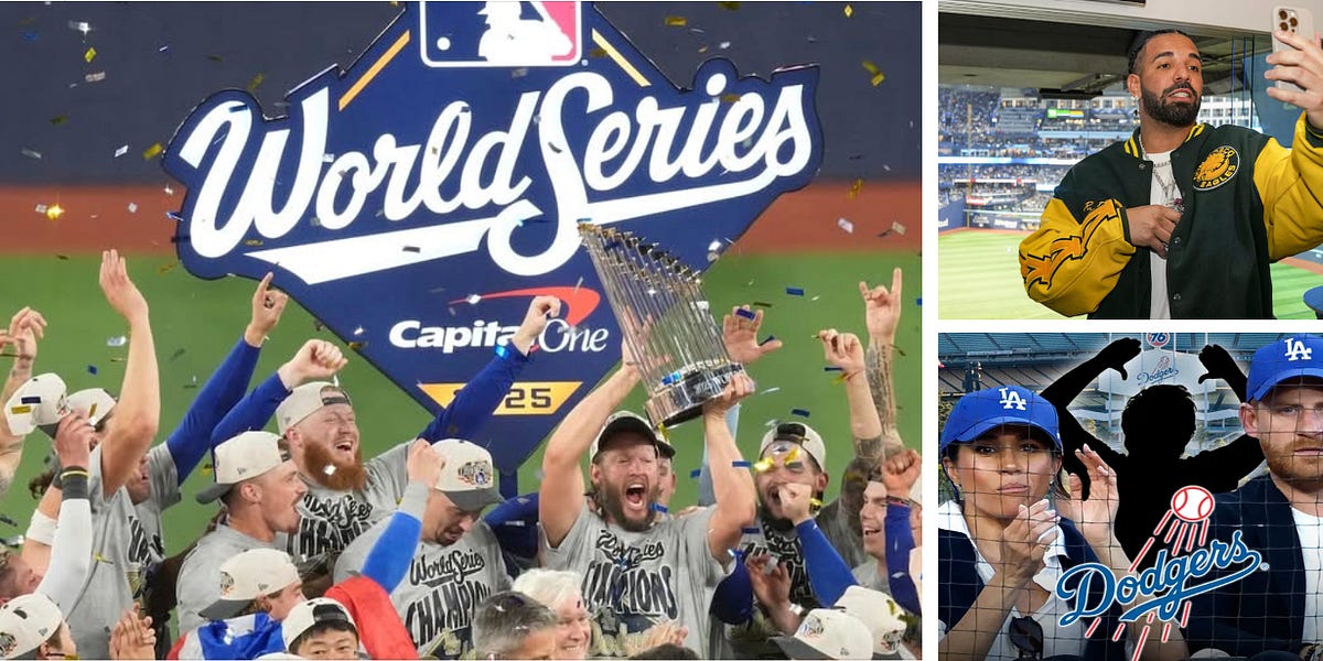 ‘Drake Curse’ Helps Dodgers Defeat Blue Jays to Win World Series